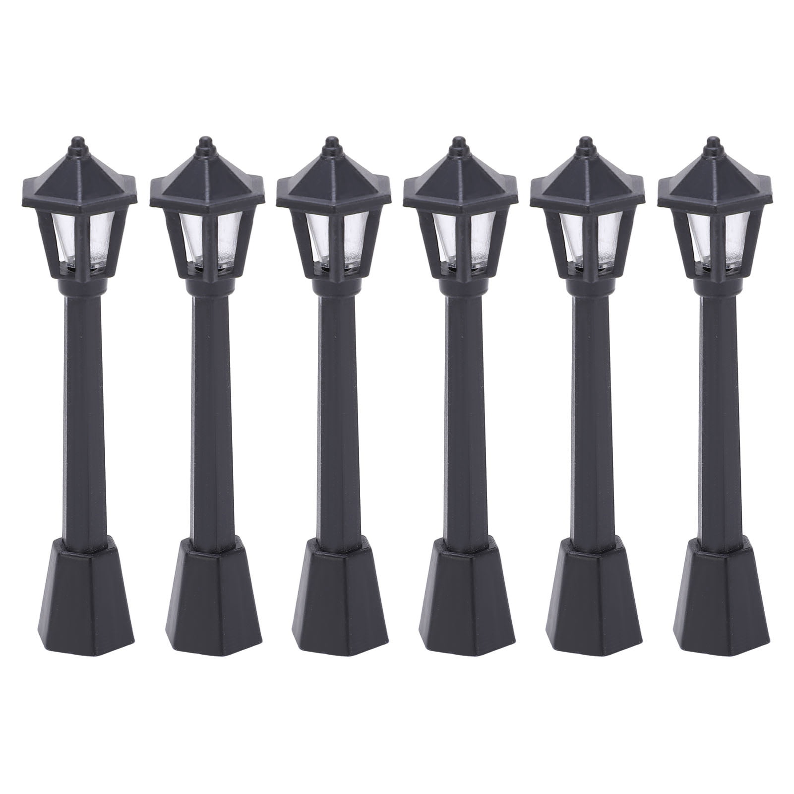 BIMZUC 6 Pcs Mini Street Light Model Safe Microscopic Model Lights for ...