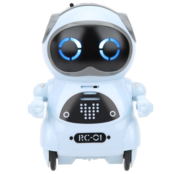 BIMZUC 939A Interactive Mini Robot Toy Blue Voice Recognition Singing ...