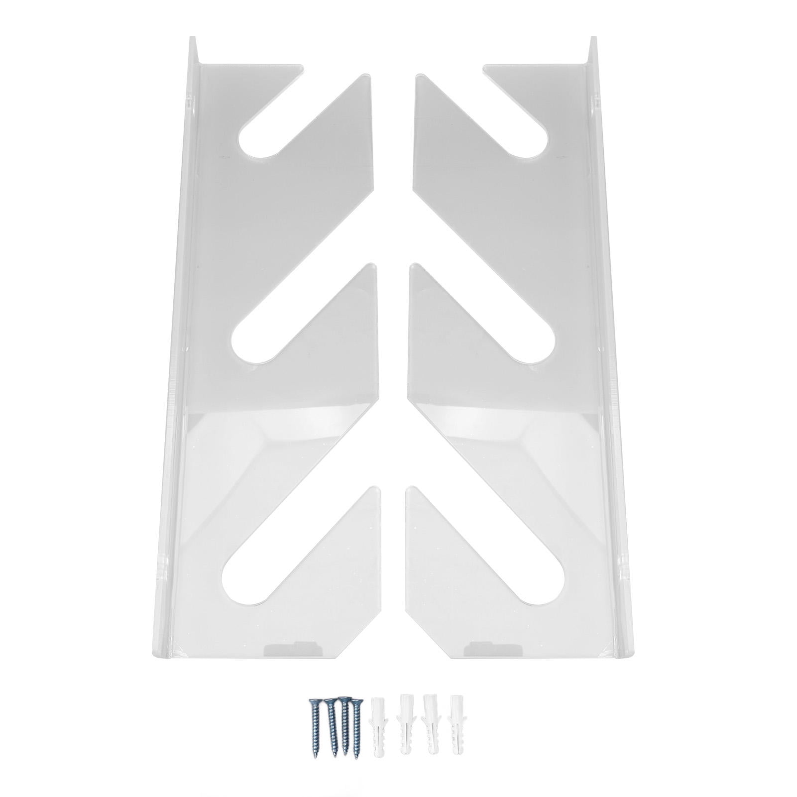 BIMZUC Acrylic 3‑Tier Skateboard Wall Mount Rack – Durable Horizontal ...