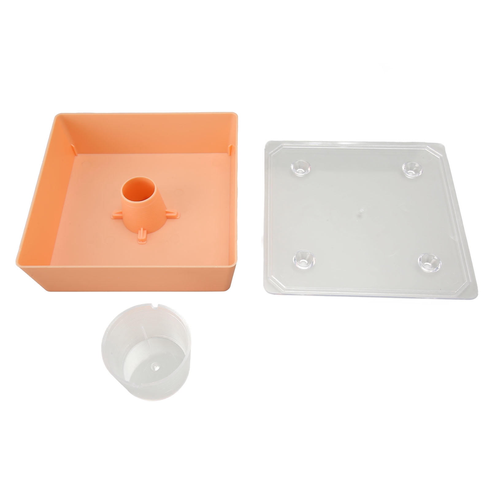 BIMZUC Acrylic Square‑Top Bee Water Feeder – Modern European Design ...