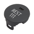 BIMZUC Air Conditioning REST Control Button Cover Clear Icon ABS ...