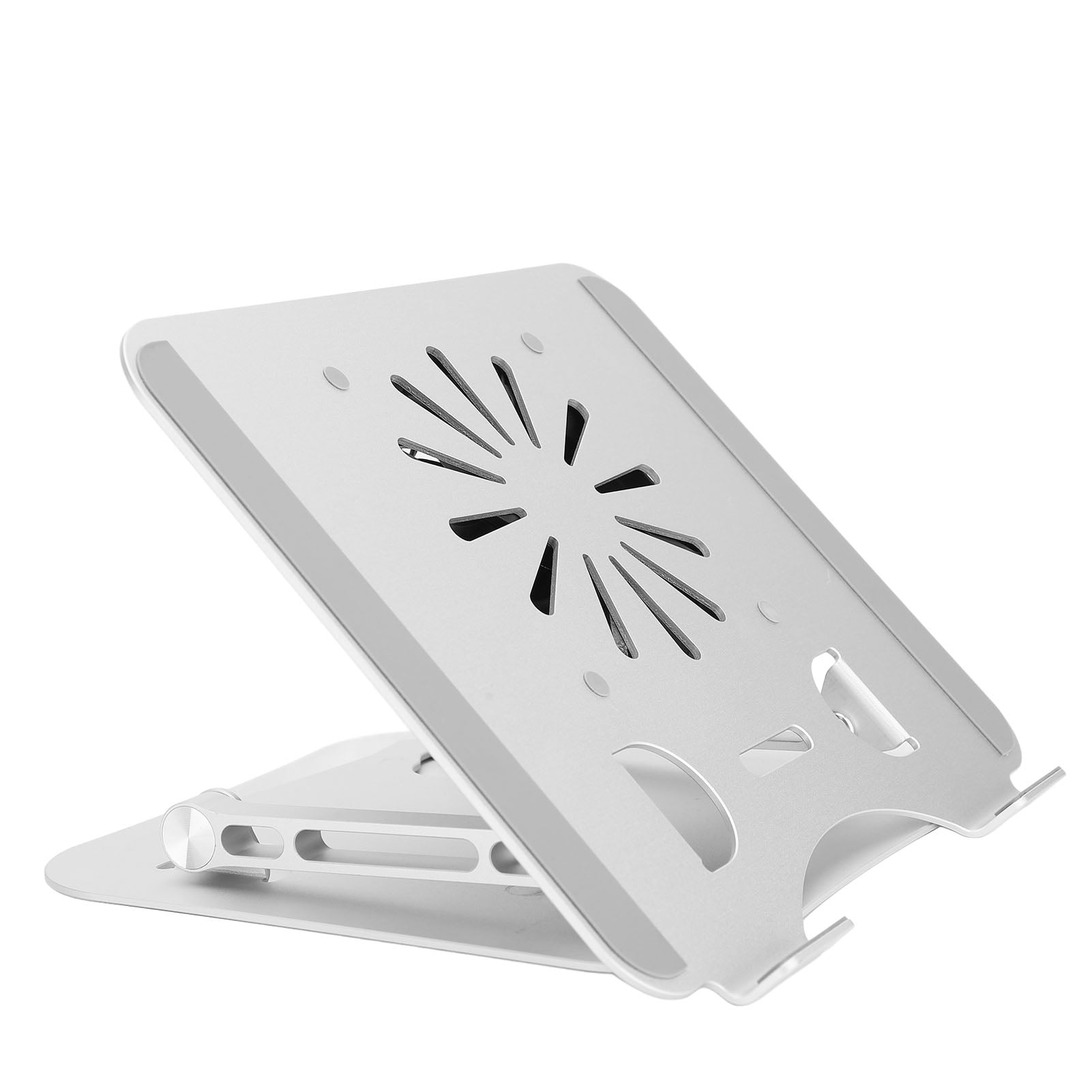 BIMZUC Aluminum Alloy Laptop Cooler Stand with USB Base Fan, Foldable ...