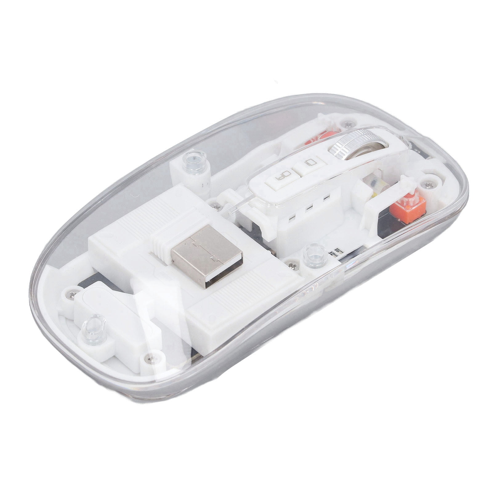 BIMZUC Bluetooth Wireless Mouse BT1 BT2 2.4GHz 3 Mode Silent Adjustable ...