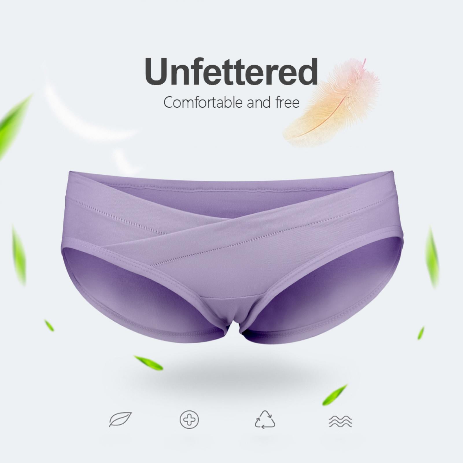 BIMZUC Breathable Cotton Pregnancy Underwear Low Waist U-Shaped Women's ...