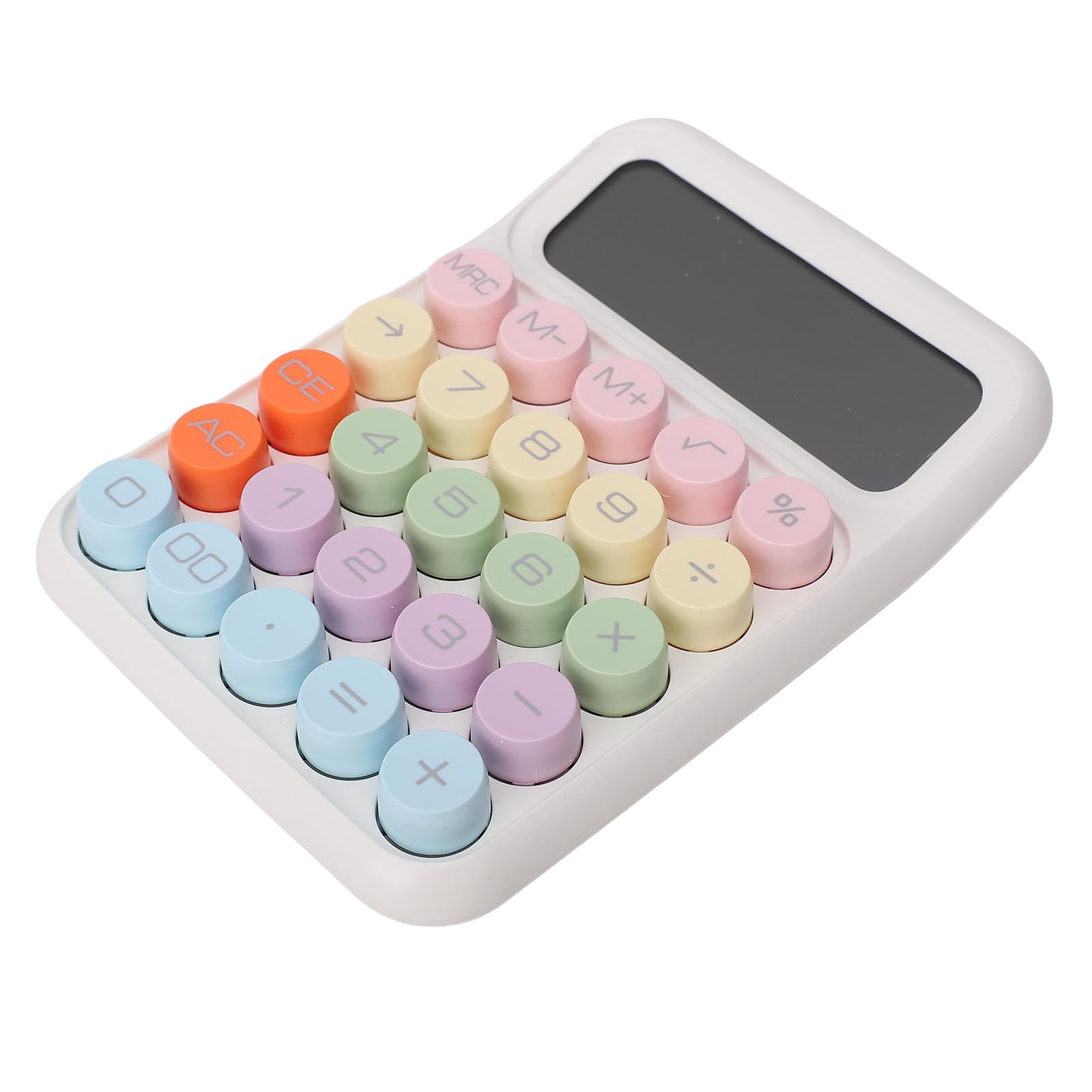 BIMZUC Candy Colored Mechanical Switch Calculator with 12 Digit Large ...
