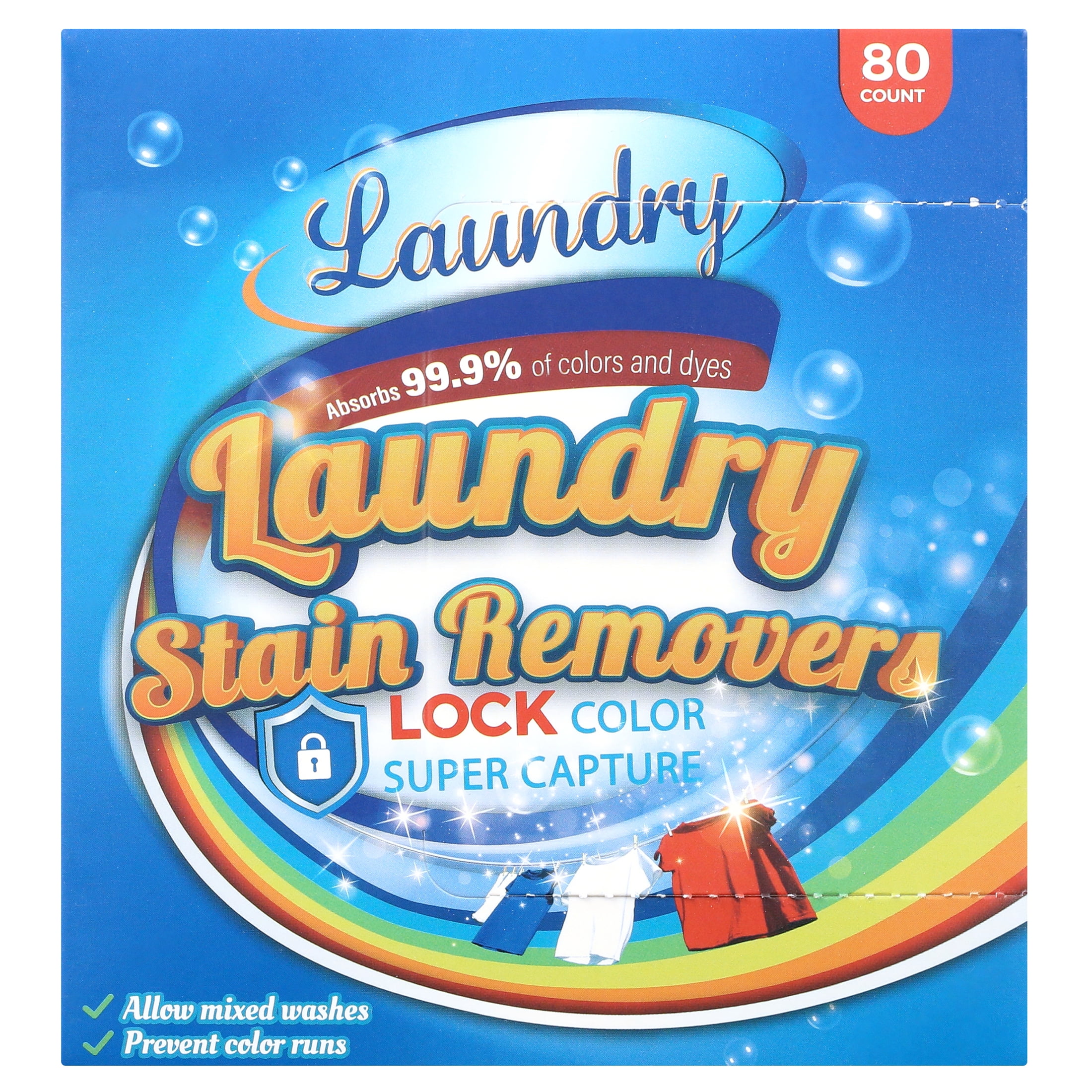 BIMZUC 80 Count Dye Catcher Laundry Sheets, Color Absorber, Fade ...