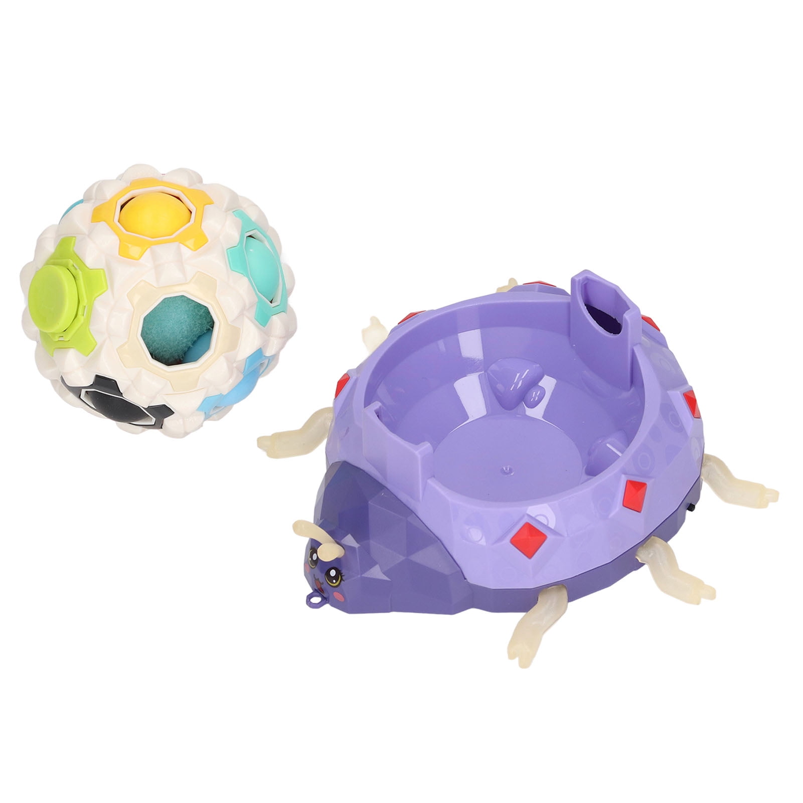 BIMZUC Fidget Puzzle Ball Ladybird Shape Stress Relieve LED Light Color ...