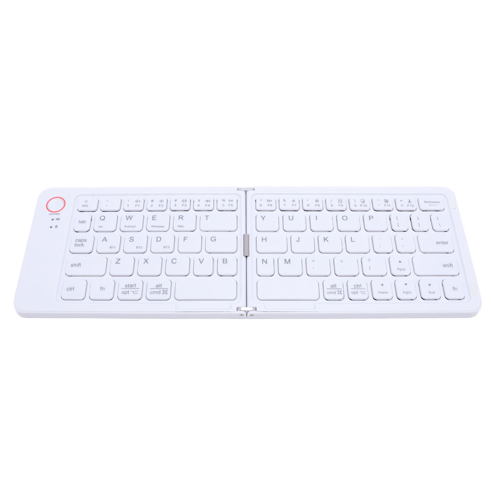BIMZUC Foldable Bluetooth Keyboard 67 Keys Rechargeable Magnetic Slim ...
