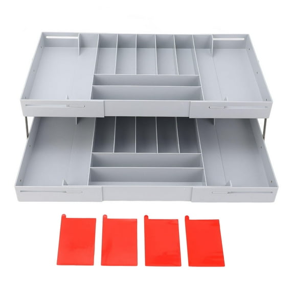 BIMZUC Foldable Multi‑Level Drawer Organizer Tray – Space‑Saving ...