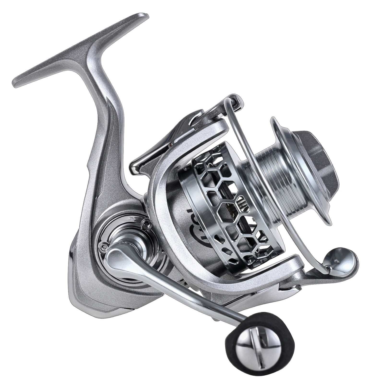 BIMZUC Front Drag Spinning Fishing Reel 5.5:1 Gear Ratio 10+1 Bearing ...