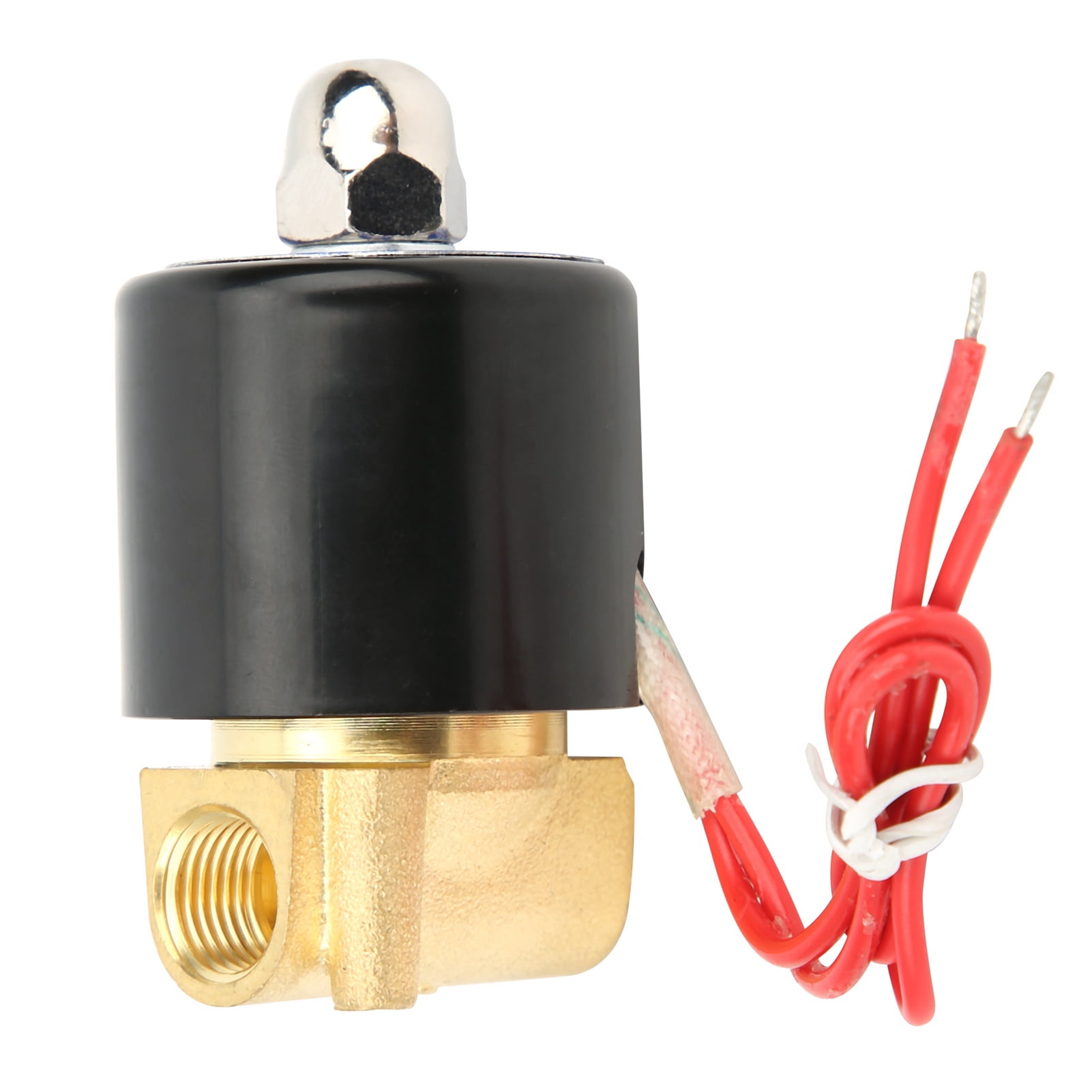 BIMZUC G1/4 Inch Brass Solenoid Valve Normally Closed Direct Acting ...