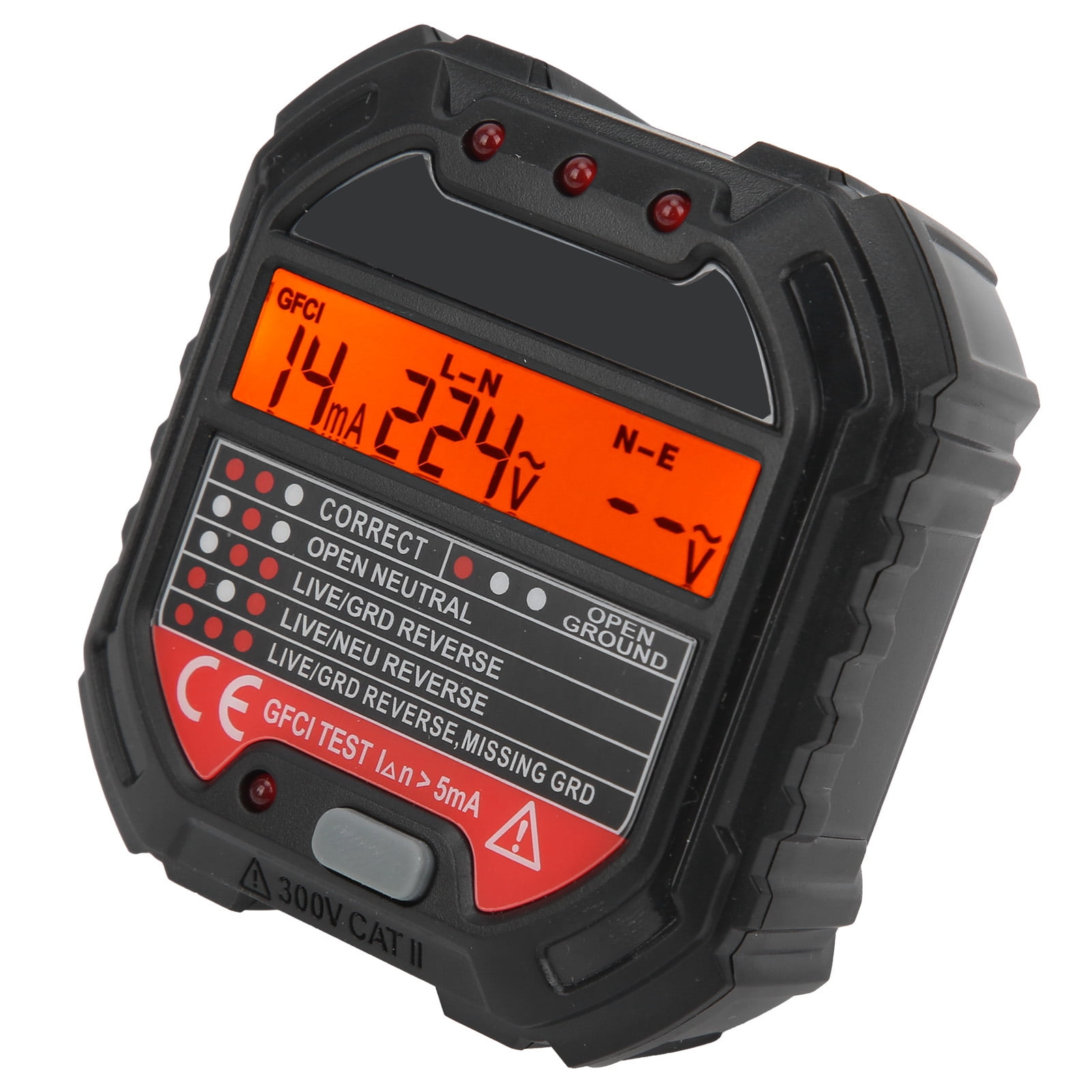 BIMZUC HT107B Socket Tester with LCD Display Frequency Test Electric ...