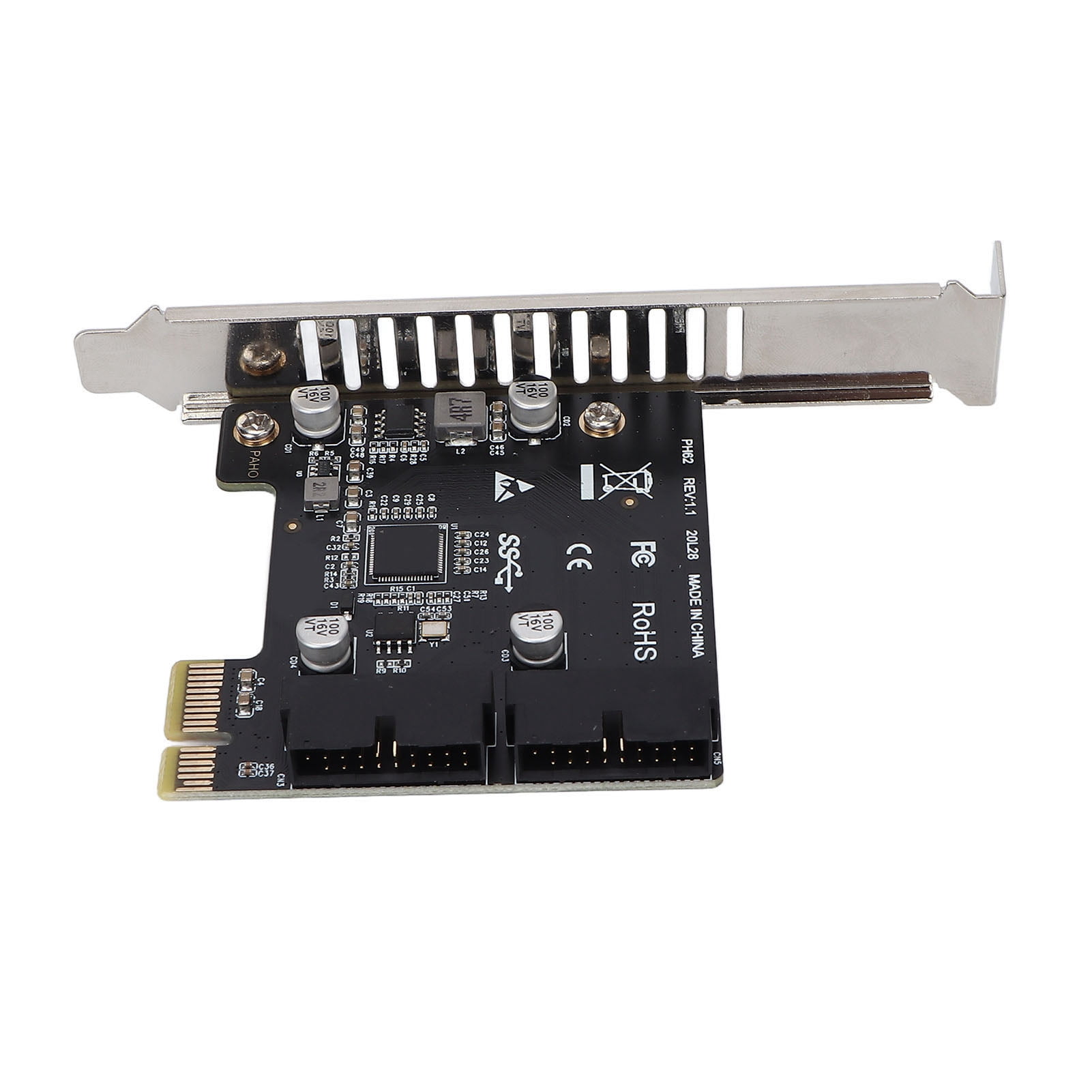 BIMZUC High-Speed PCIE to USB 3.0 Expansion Card Riser Adapter 19/20 ...
