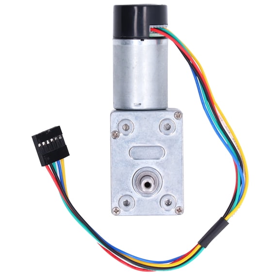 BIMZUC High Torsion Worm Gear Motor Full Metal Self Locking Encoder ...