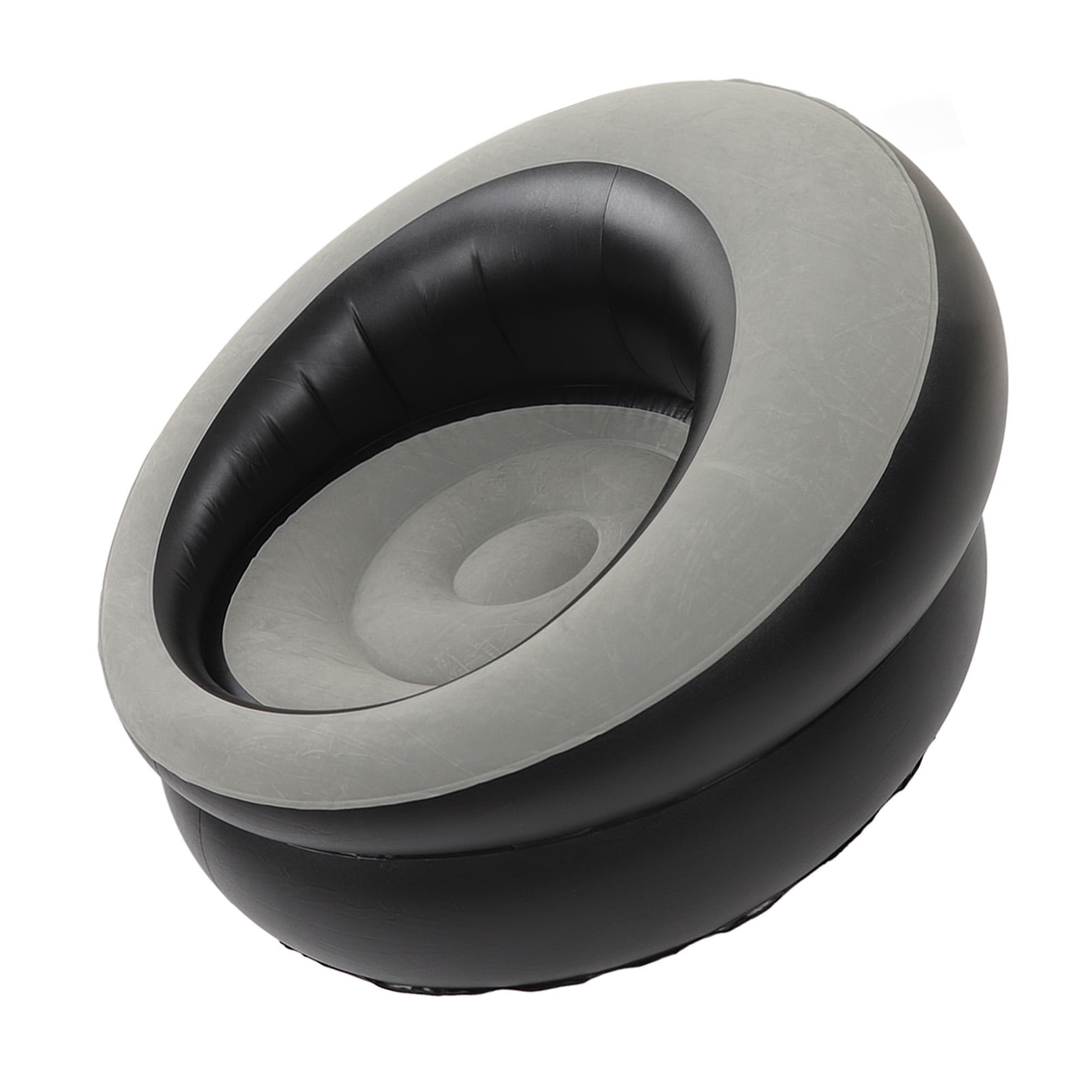 BIMZUC Inflatable Couch Air Sofa Flocking Chair for Living Room Bedroom ...