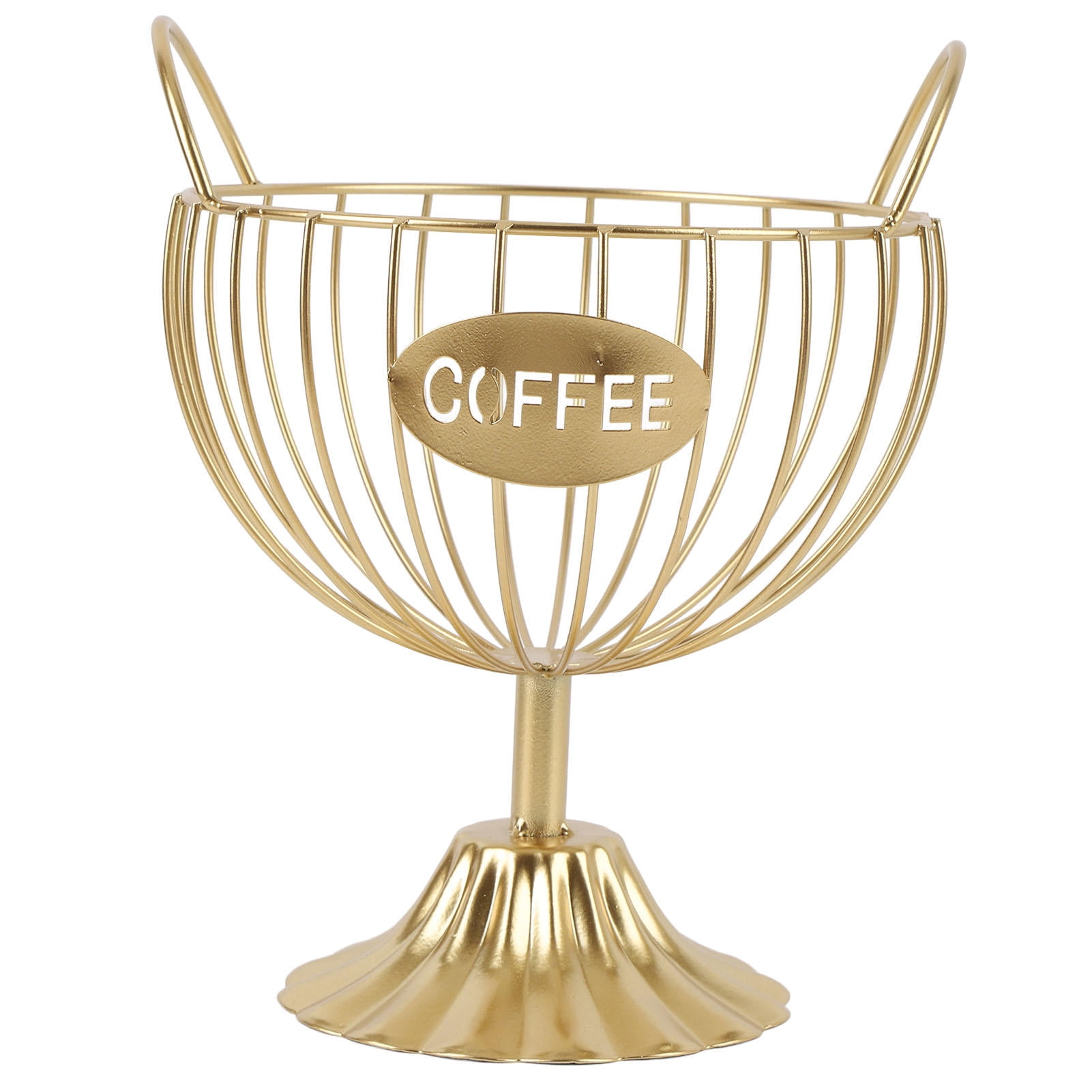 BIMZUC Iron Coffee Pod Holder – 25‑Piece Gold Capsule Basket with ...