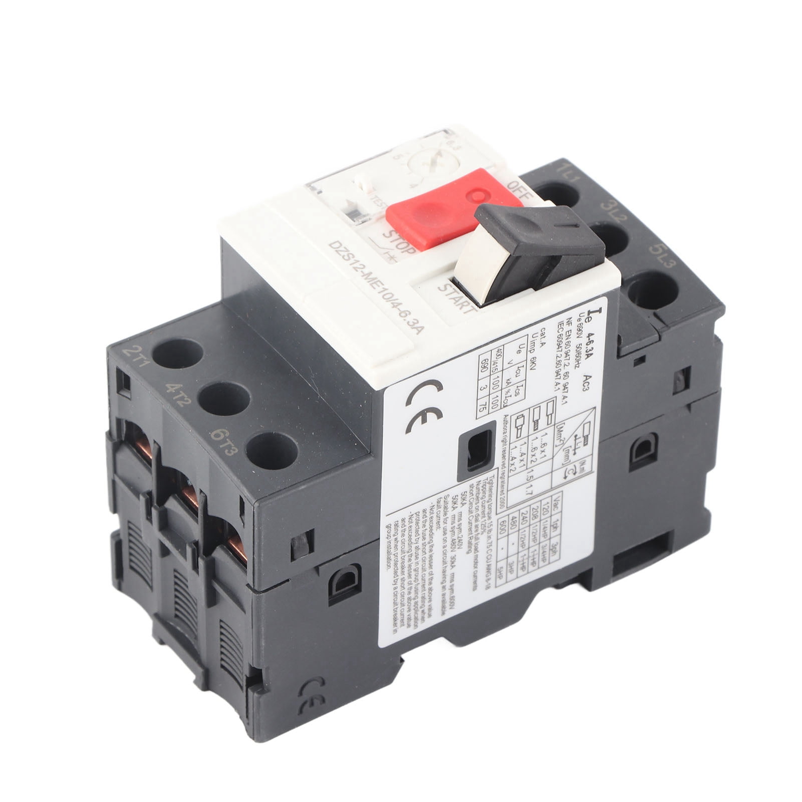 BIMZUC Motor Circuit Breaker Overload Short Circuit Protection 35mm ...