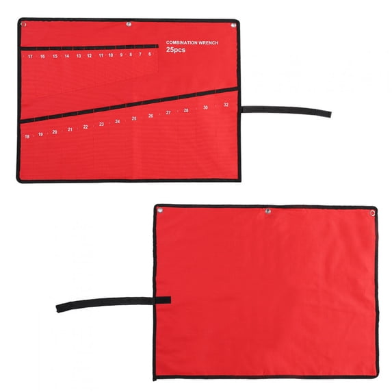 BIMZUC Multi Pocket Roll Up Tools Storage Bag Spanner Plier Wrench ...