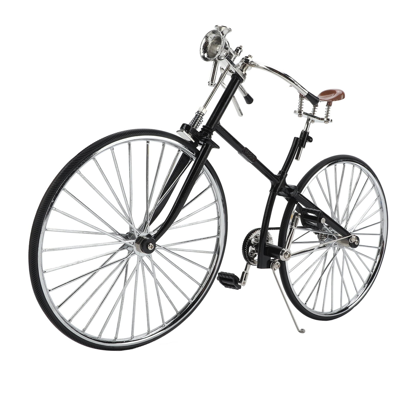 BIMZUC Retro Bicycle Model 1:10 Scale Detachable Metal Rubber Tiny Bike ...
