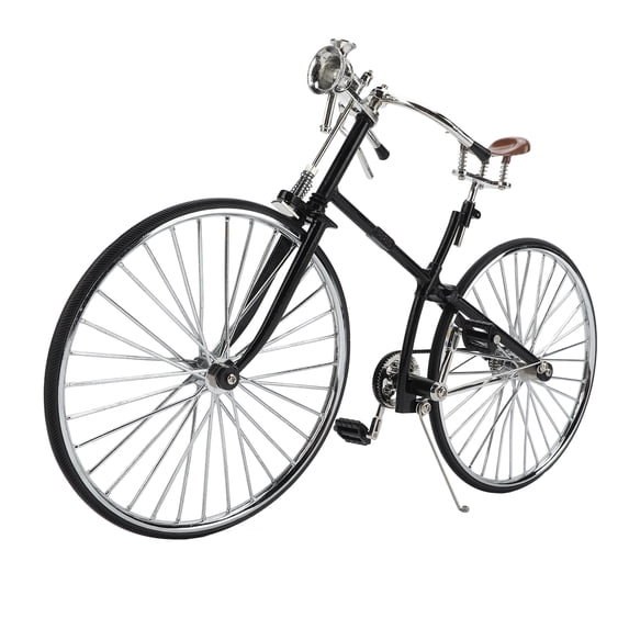 BIMZUC Retro Bicycle Model 1:10 Scale Detachable Metal Rubber Tiny Bike ...
