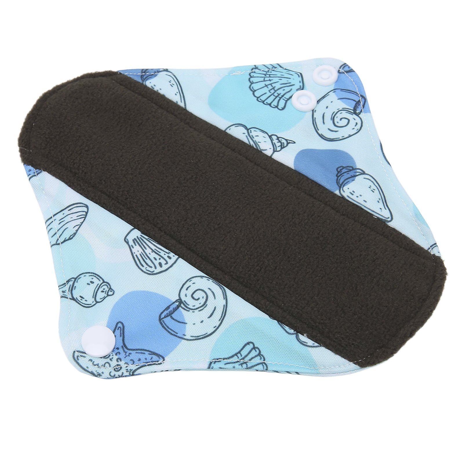 BIMZUC Reusable Sanitary Pad Bamboo Charcoal Washable Menstrual Pad for ...