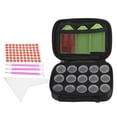 BIMZUC Rhinestone Painting Case 15 Grid Transparent Bead Storage Box ...
