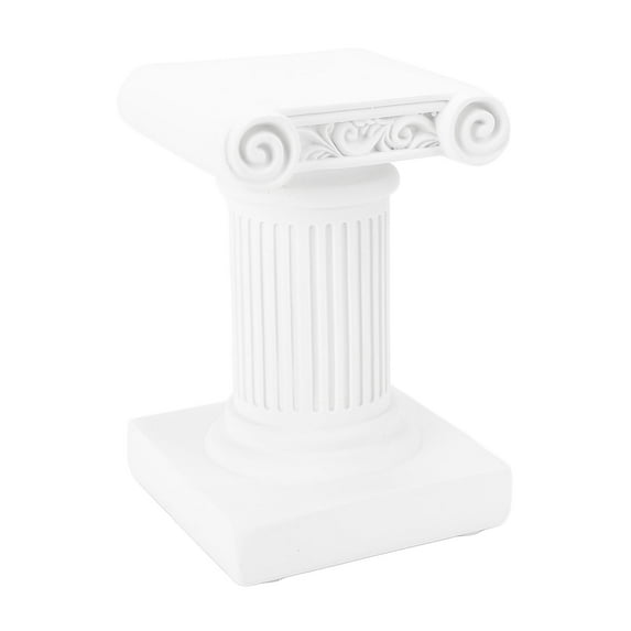 BIMZUC Roman Pillar Greek Column Statue – Elegant White Decor, Angel ...