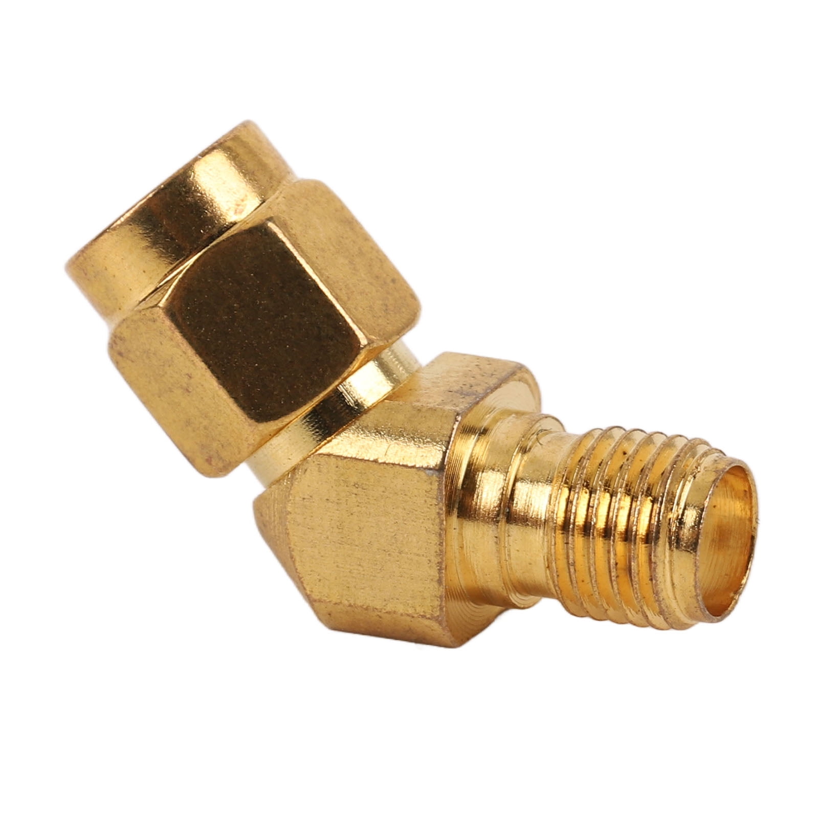 BIMZUC SMA 45 Degree Male to Female Connector Gold Plated RF Coaxial ...