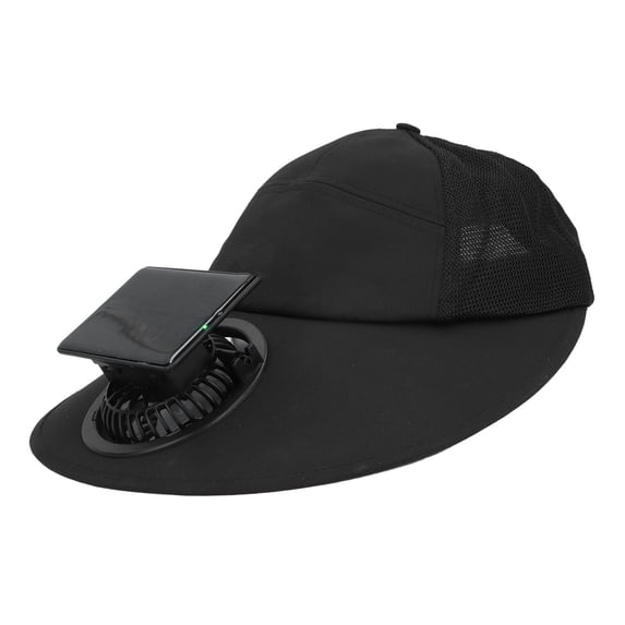 BIMZUC Solar Fan Hat, Solar Powered & USB Charging Wide Brim Fishing ...