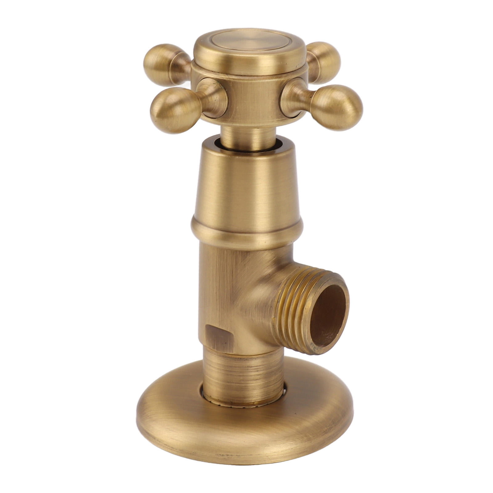BIMZUC Solid Brass Angle Stop Valve – Retro Thickened Triangle Design ...
