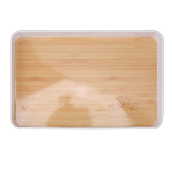 BIMZUC Stackable Rectangular Plastic Tray – 11.8"x7.7", Durable, Multi ...