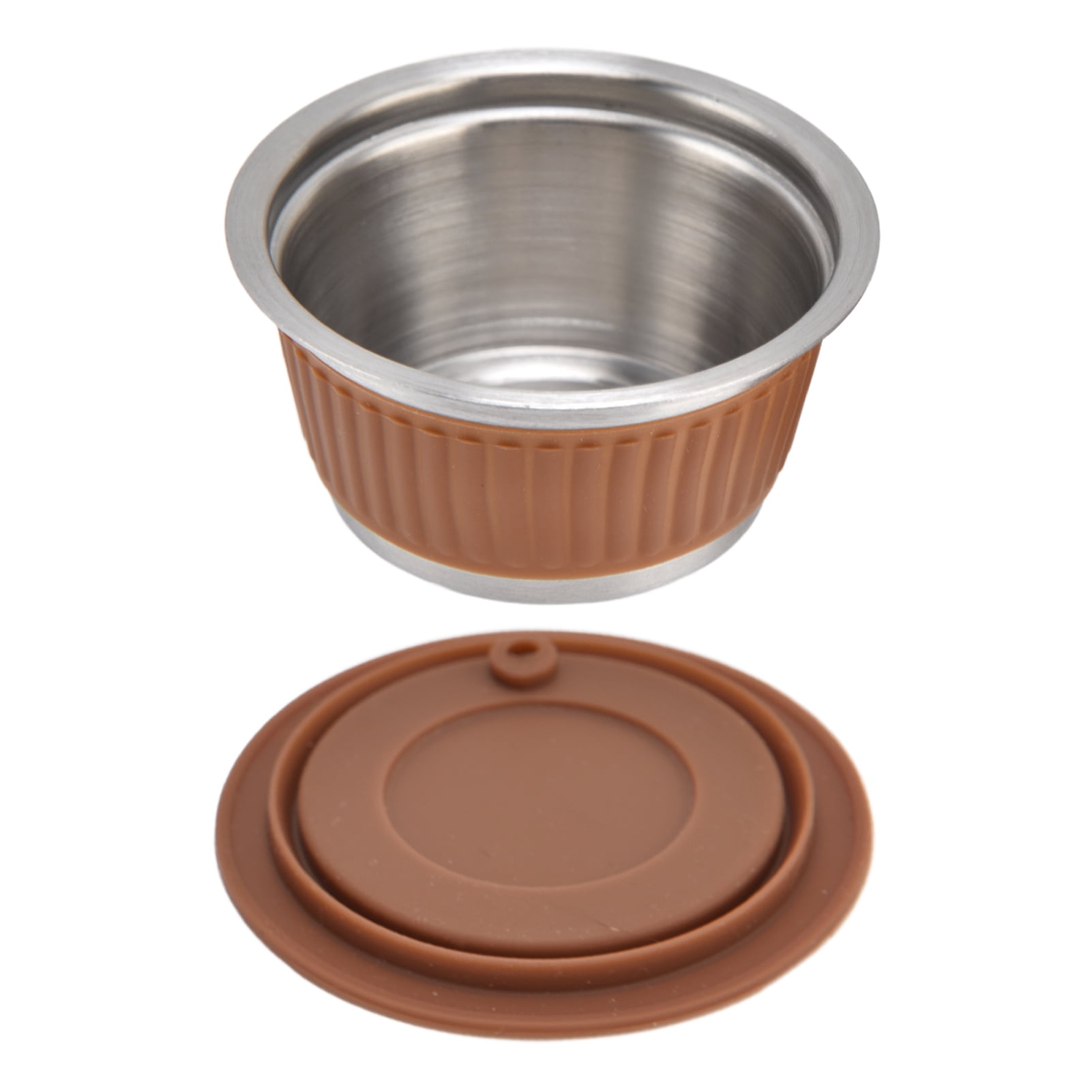 BIMZUC Stainless Steel Reusable Coffee Capsule Cup Filter Set with ...