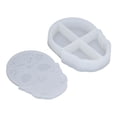 BIMZUC Storage Box Silicone Mold Skull Shape Easy Demolding Epoxy Resin ...