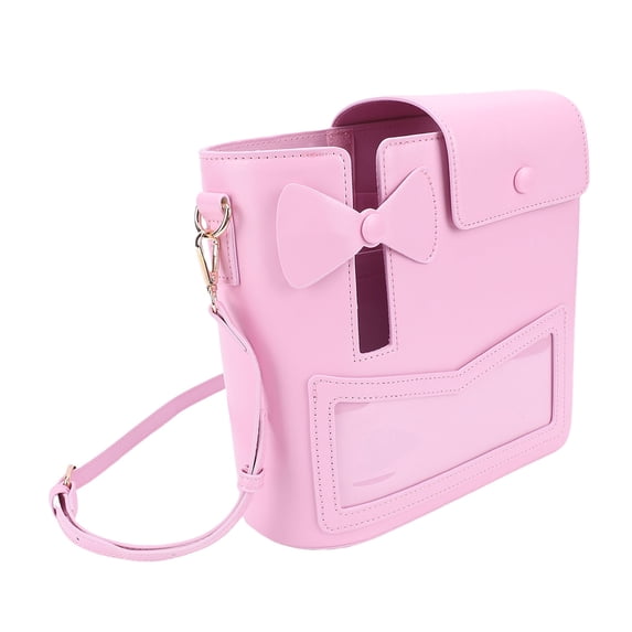 BIMZUC Stylish PU Leather Portable Water Cup Holder Storage Bag with ...
