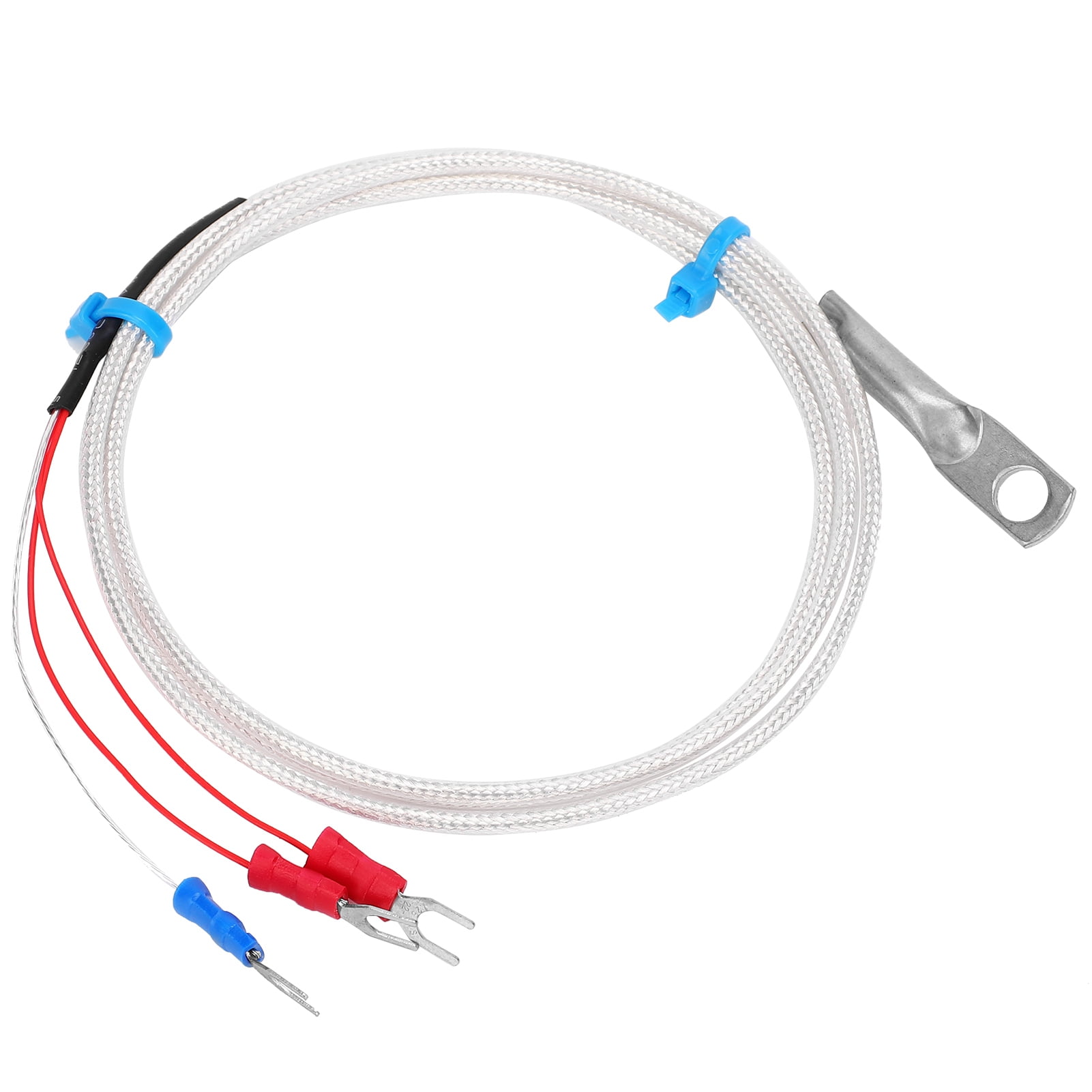 BIMZUC Temperature Sensor Probe PT100 Thermistor Round Hole Patch Type ...
