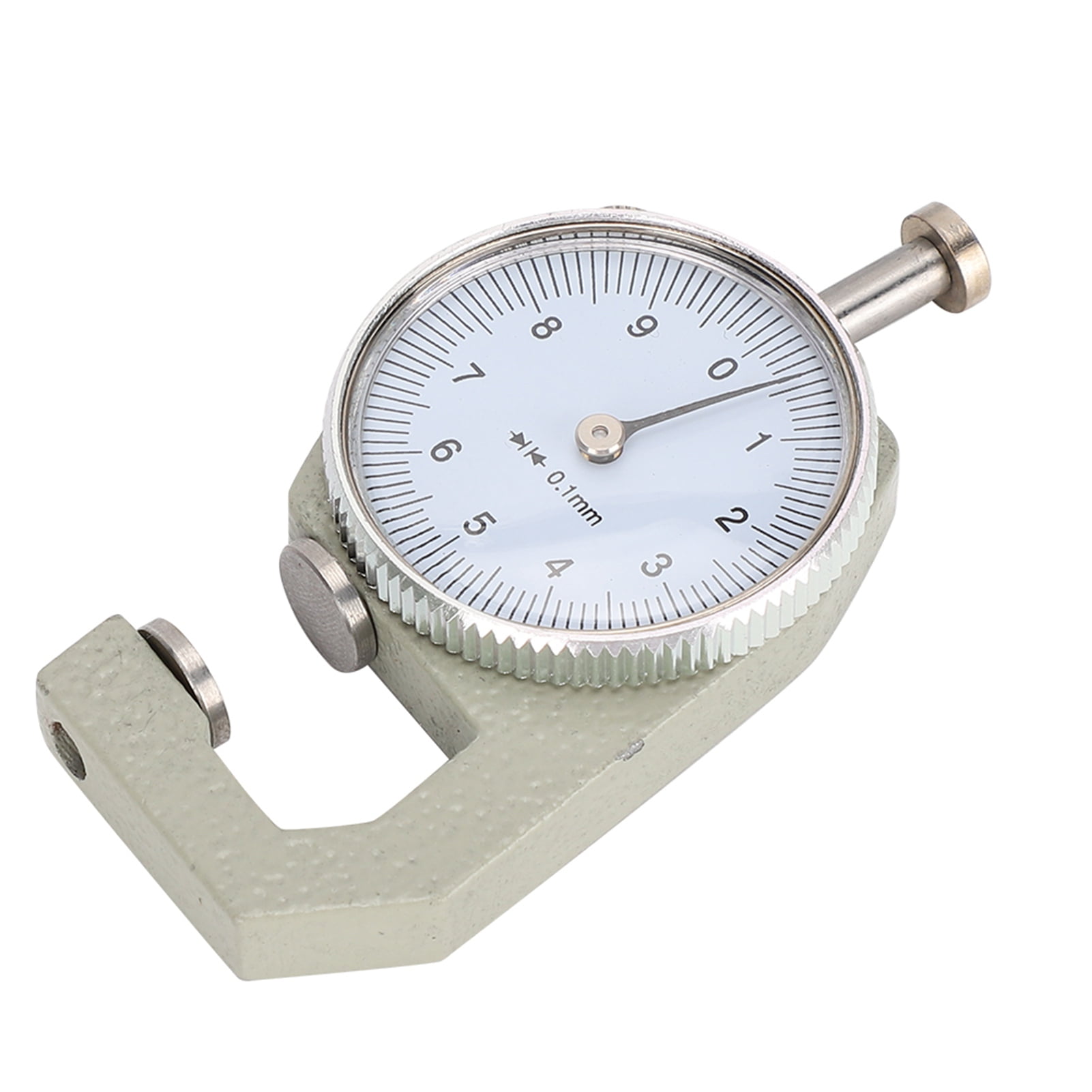 BIMZUC Thickness Gauge Round Dial Flat Head Measuring Tool For Jewelry ...