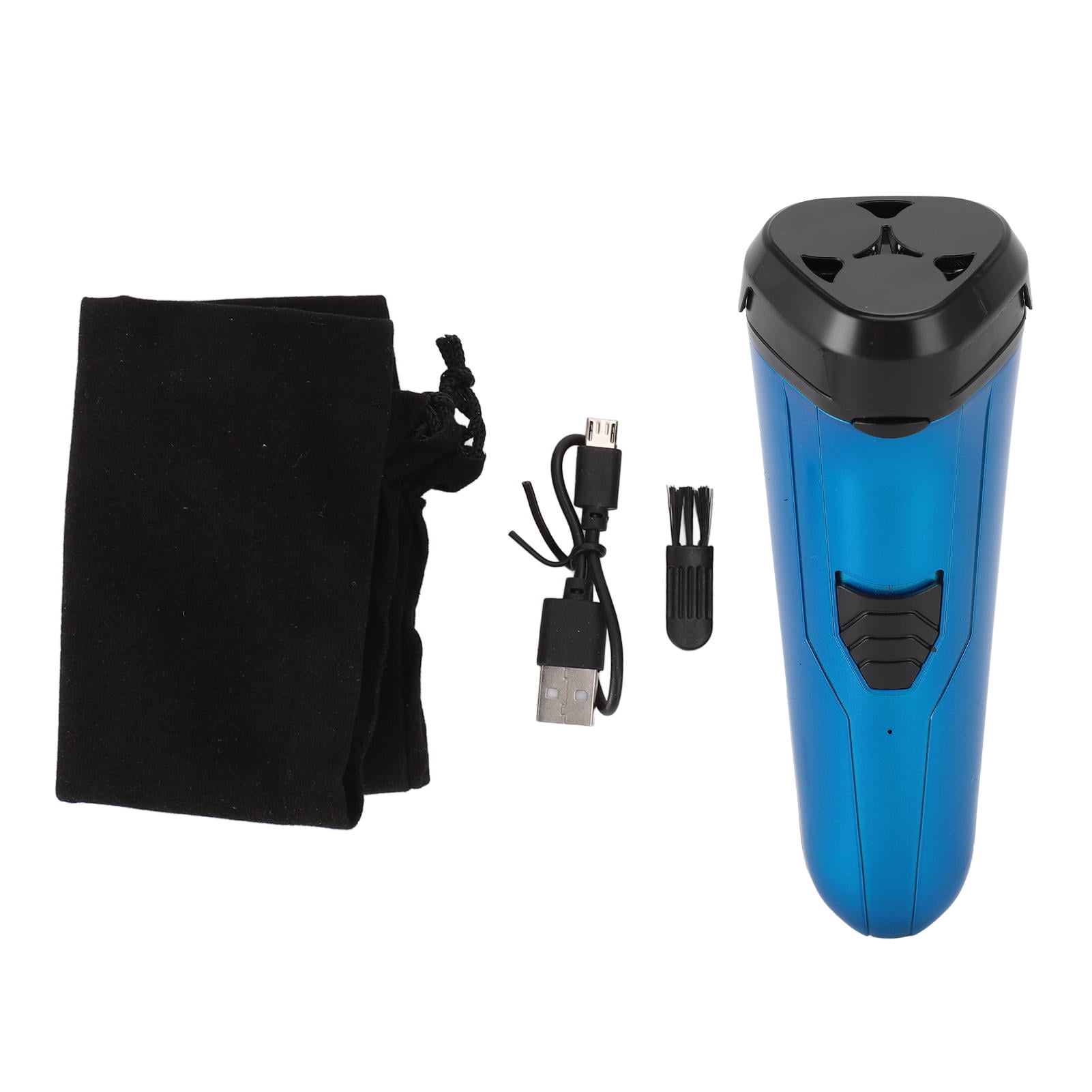 BIMZUC Triple‑Head Electric Beard Trimmer – Rechargeable, Dual‑Ring ...