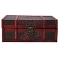 BIMZUC Vintage Wooden Jewelry Storage Box Handmade Decorative Book Box ...