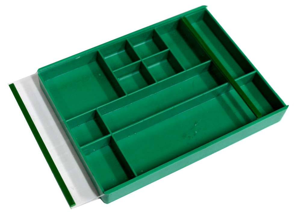 BIN BUDDY 11 Compartment Slide-Top Storage Box | 5.75" (14.6 cm) x 7.5" (19.1 cm) | 11 Variable ...