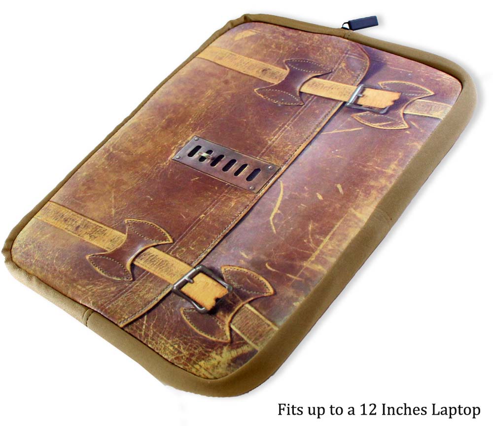 BIN BUDDY 12" Laptop Sleeve | Retro Briefcase Aesthetic | Premium ...