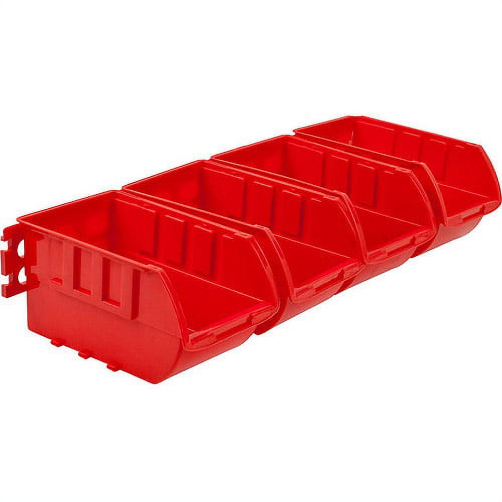 BIN BUDDY 4 Piece Stackable Storage Bins | Size Per 9.5" (24.1 cm) x 6 ...