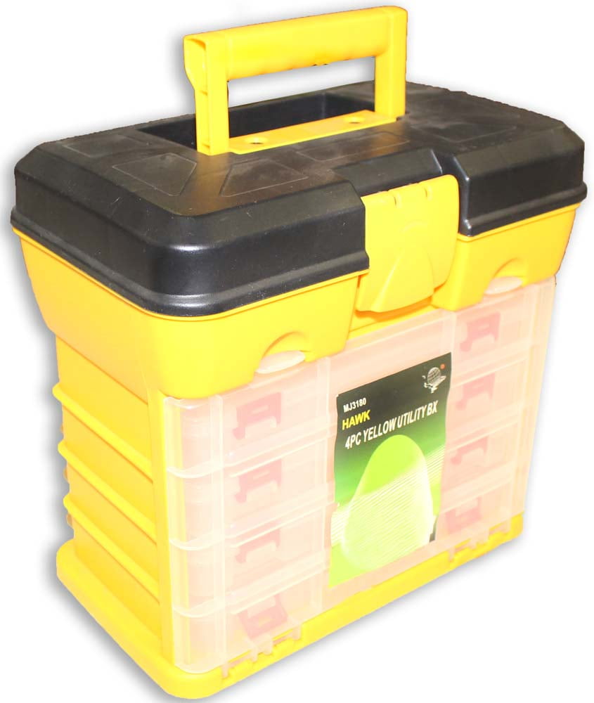 BIN BUDDY Toolpod Storehouse Toolbox Organizer | 4 Drawers | 53 Total ...
