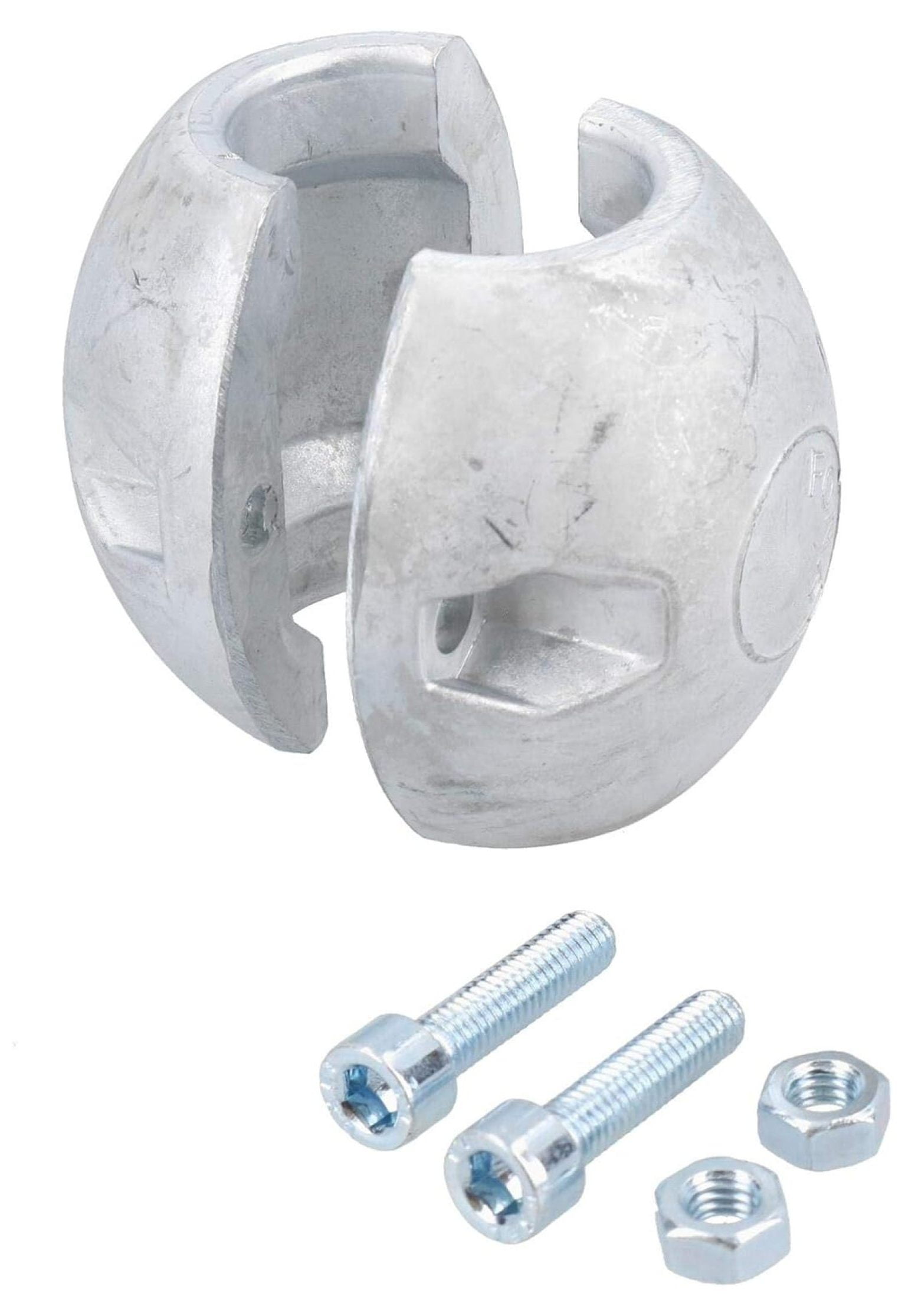 BIN24 15oz Zinc Clamp On Sacrificial Anode Shaft Saltwater Boat ...