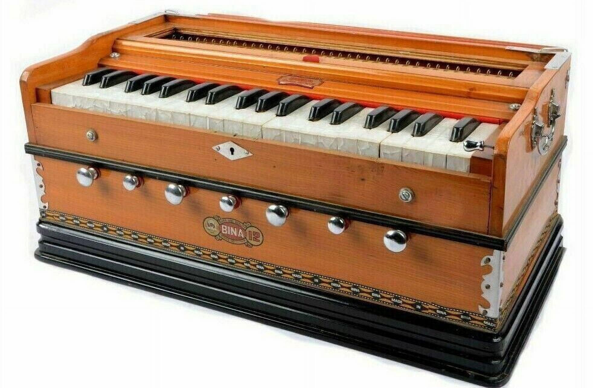 BINA Professional 7 Stopper Double Bellow 3 Octaves 39 Keys Two Reed ...