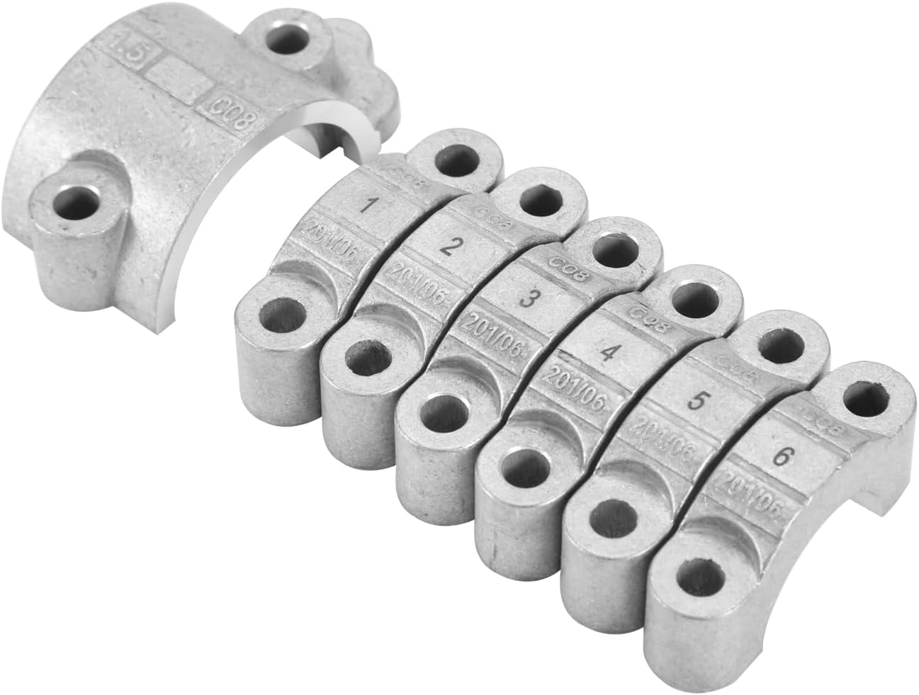 BINB ROAD 7Pcs Intake Camshaft Rod Bearing Cap 11127624429 Compatible ...