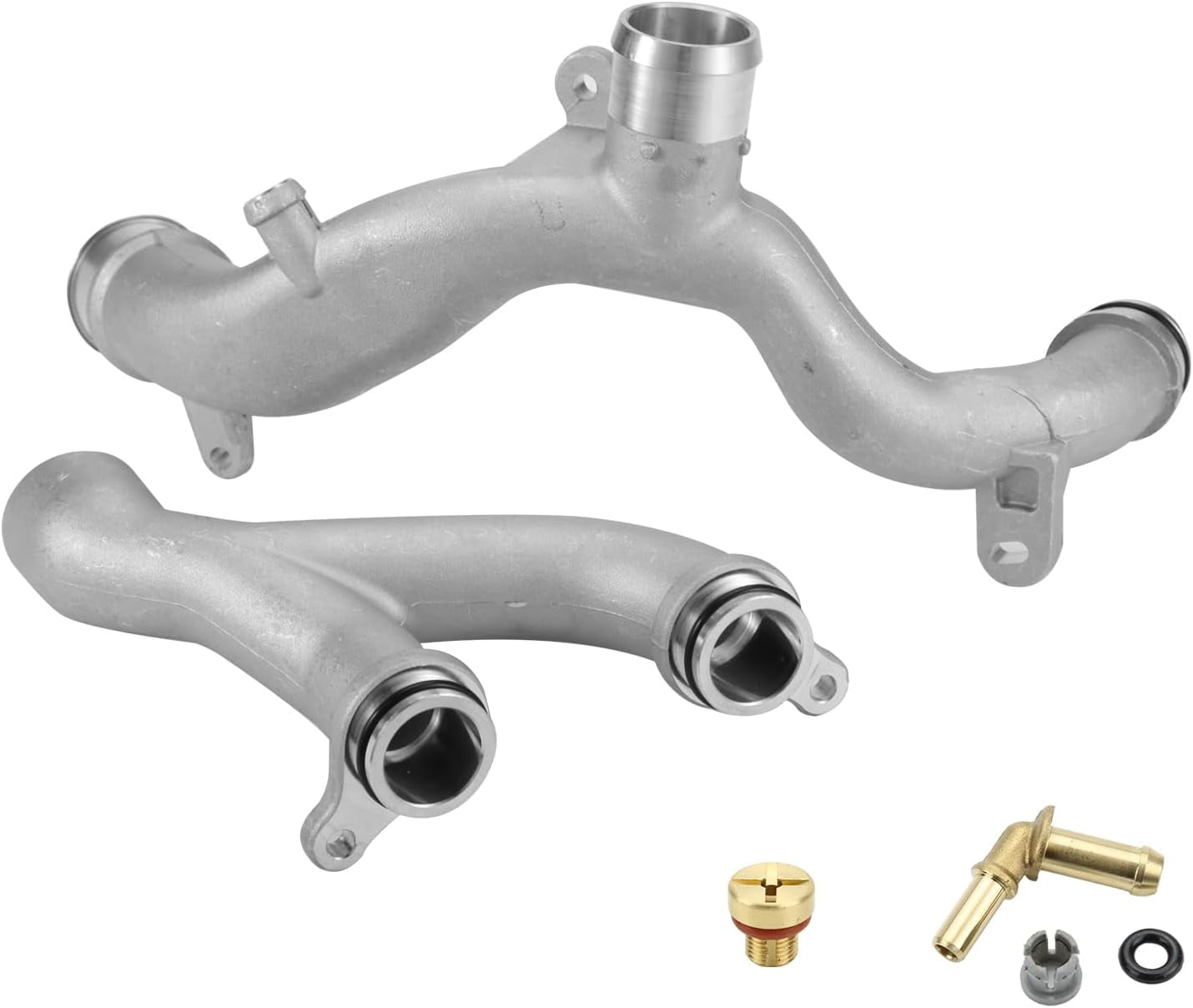 BINB ROAD Aluminum Water Pump Coolant Pipe Kit LR090630 + LR092992 ...