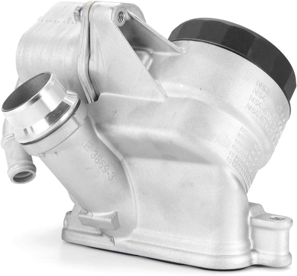 BINB ROAD Engine Oil Filter Housing with Oil Cooler 11428642289 ...