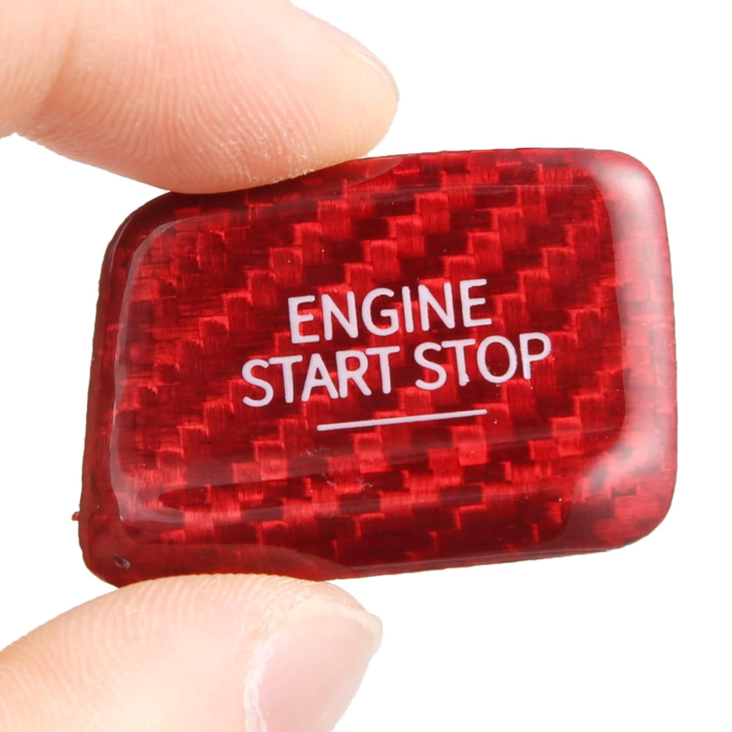 BINB ROAD Engine Start Stop Push Button Cover Trim Compatible with ...