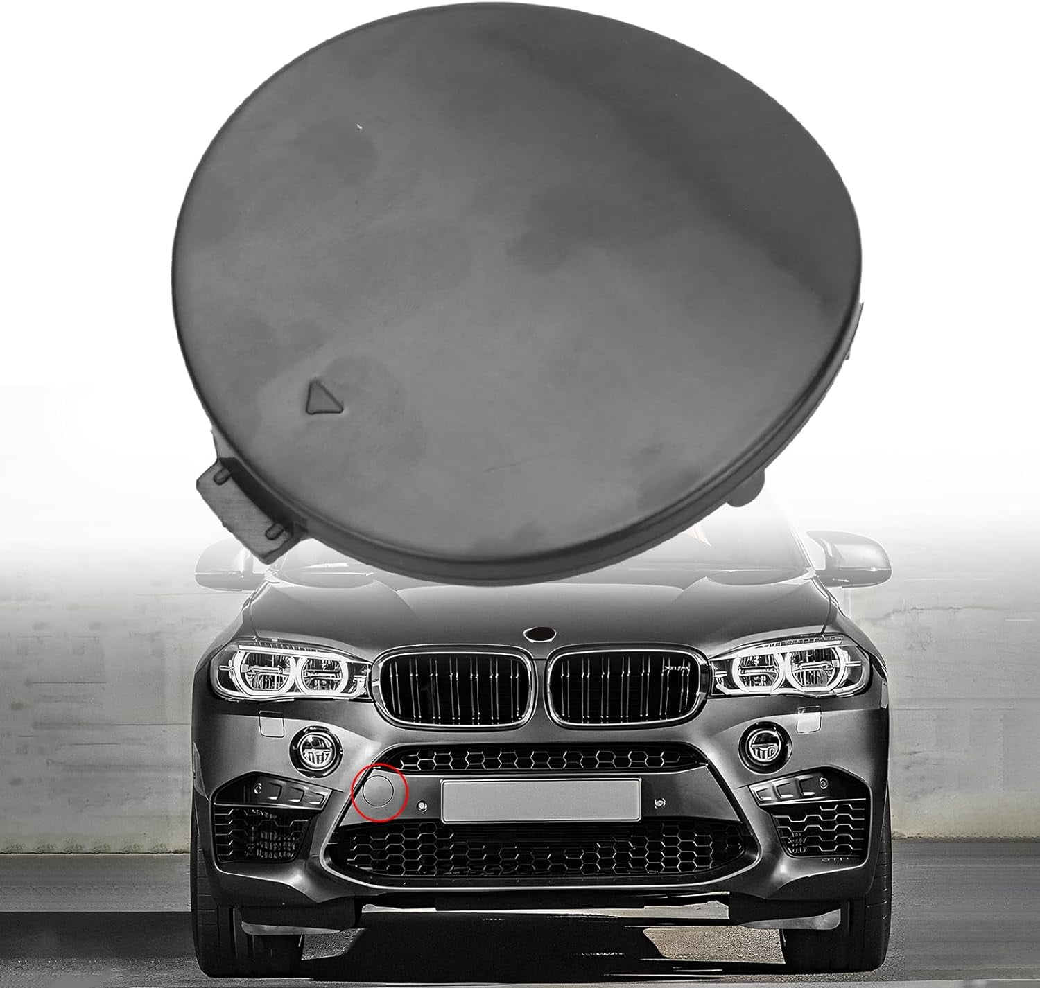 ‎BINB ROAD Front Bumper Tow Hook Eye Cover Cap 51118065933 Compatible ...