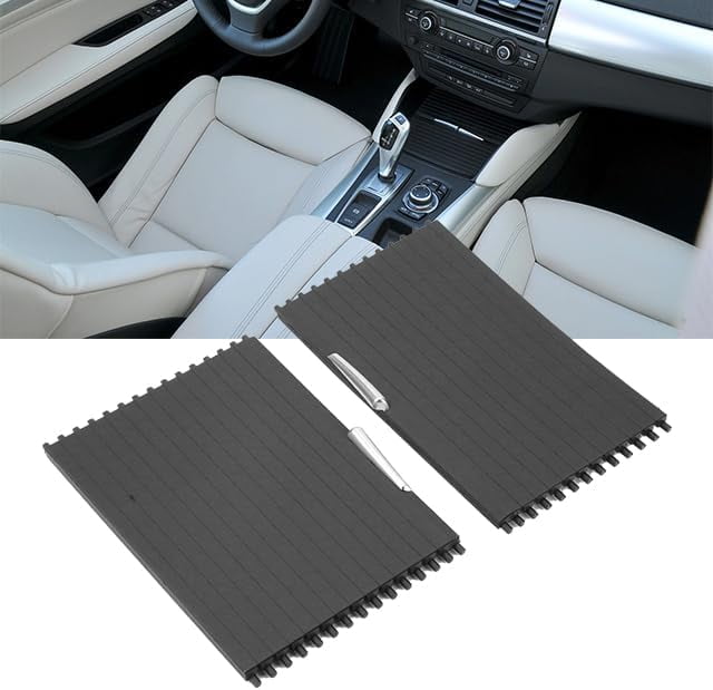 ‎BINB ROAD Front + Rear Console Cup Holder Roller Blind Cover Kit ...